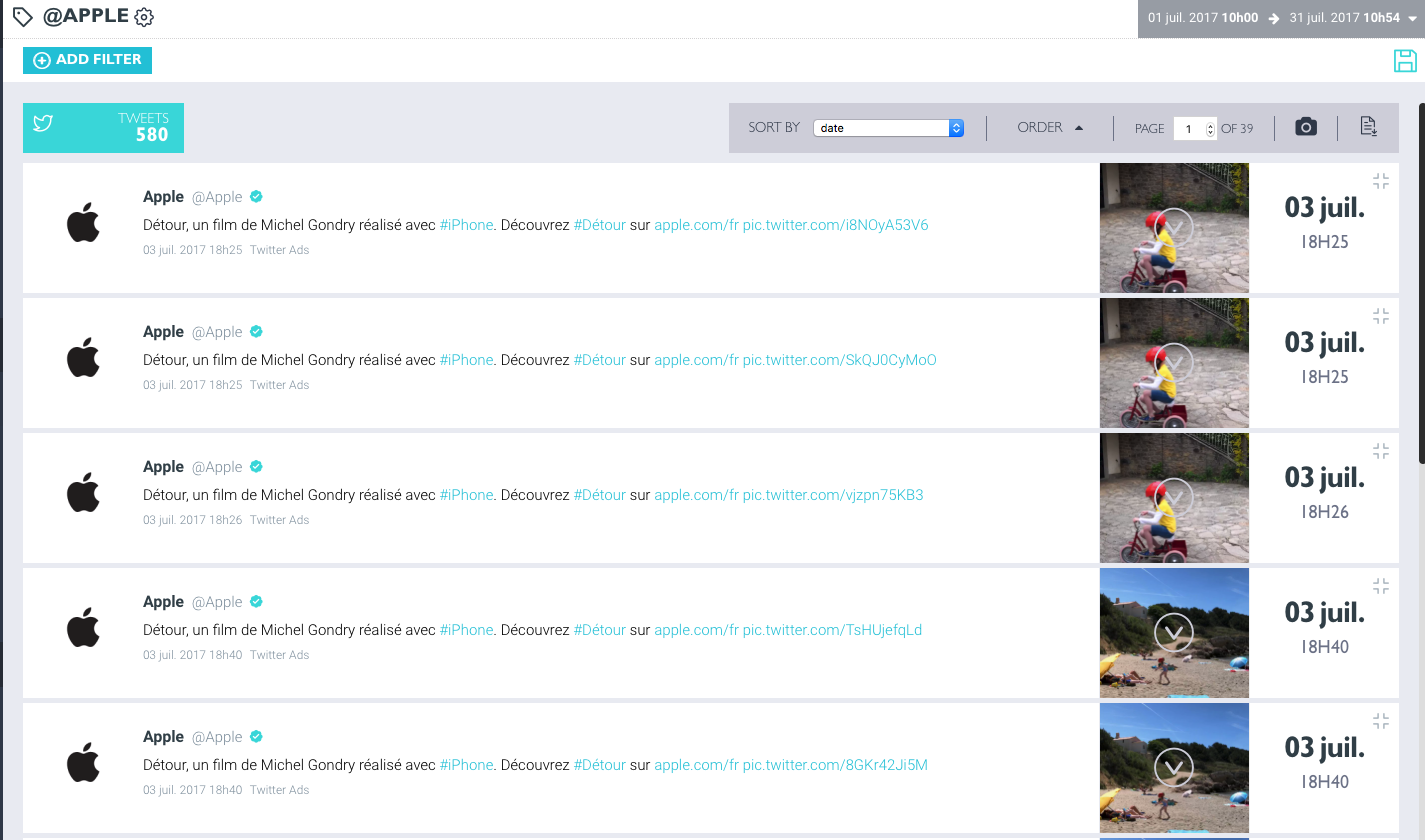 @Apple sur Twitter : tweets nullcasted et API Twitter Ads